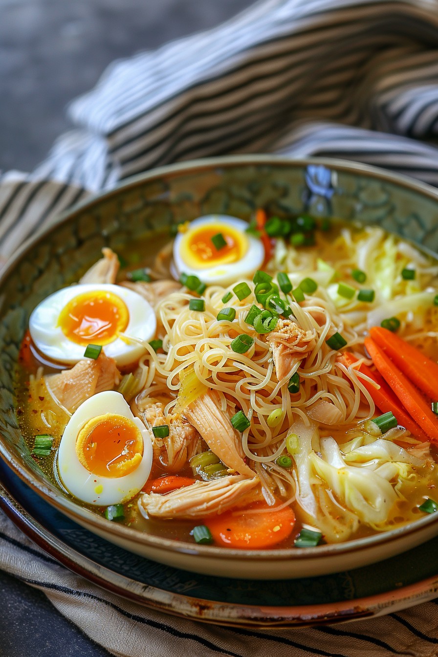 Filipino Chicken Mami Soup Recipe: A Comforting Bowl of Joy - Gela Recipes